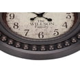 Large Farmhouse Wall Clock,20 inch Round Rustic Roman Numeral Big Wall ...