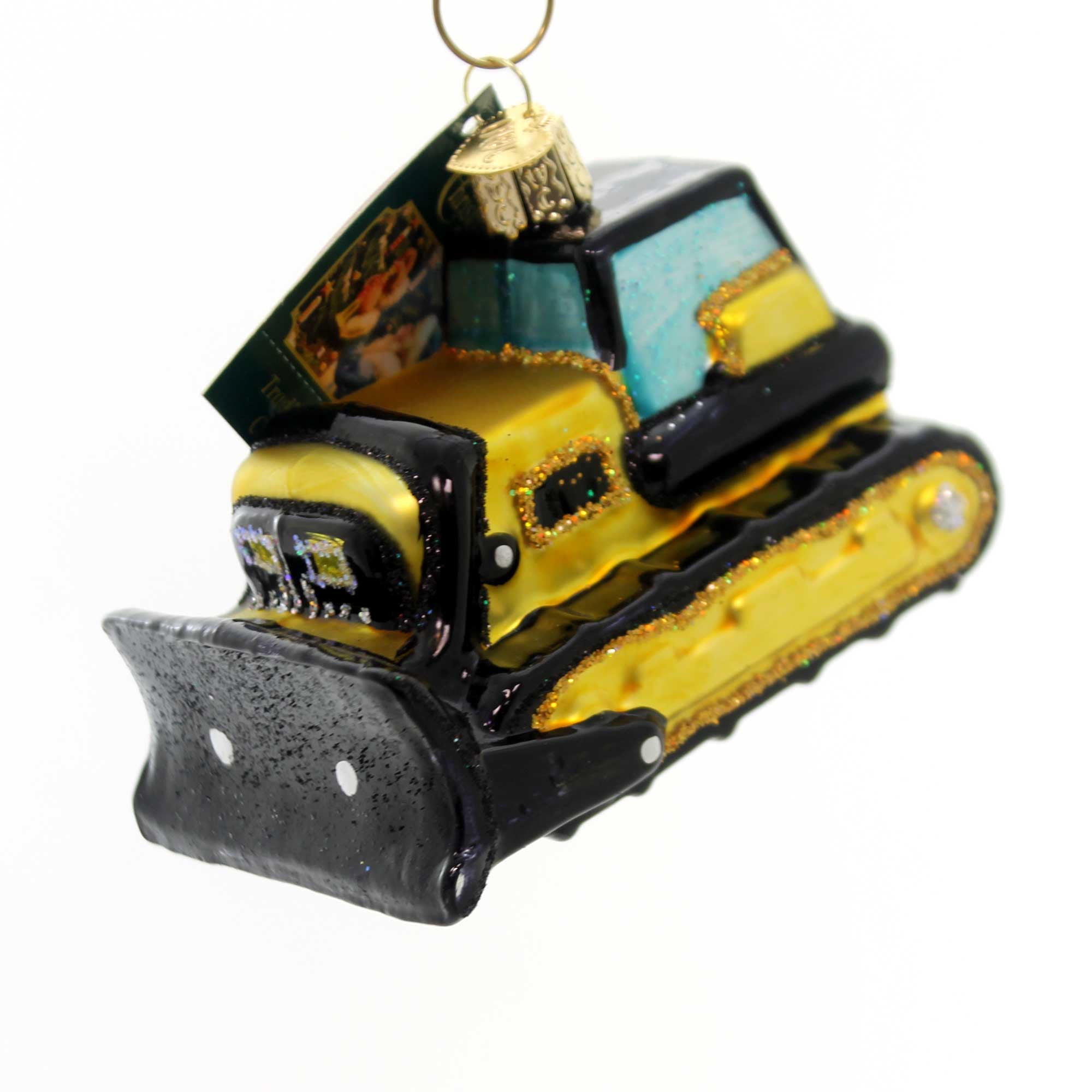 Old World Christmas TOY BULLDOZER Glass Ornament Dirt 44086 - Walmart.com
