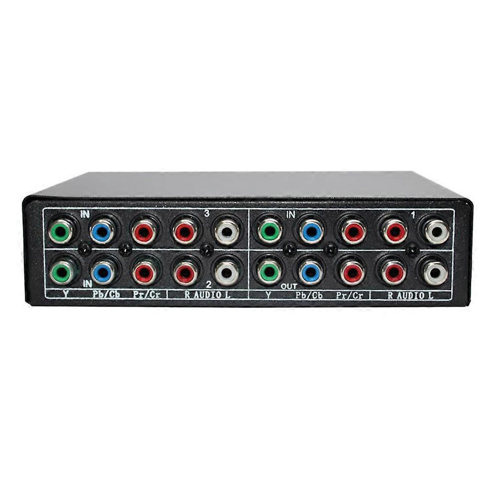 RGB Component Switch Selector 5 3-Way YPBPR Cable Component Switch AV ...