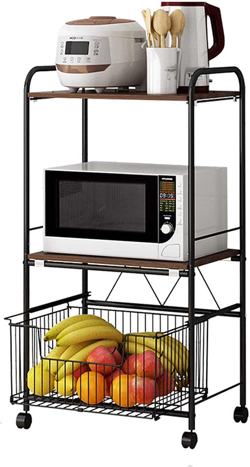 MONIPA Kitchen Shelf Kitchen Baker’s Rack with Storage Kitchen Shelf ...