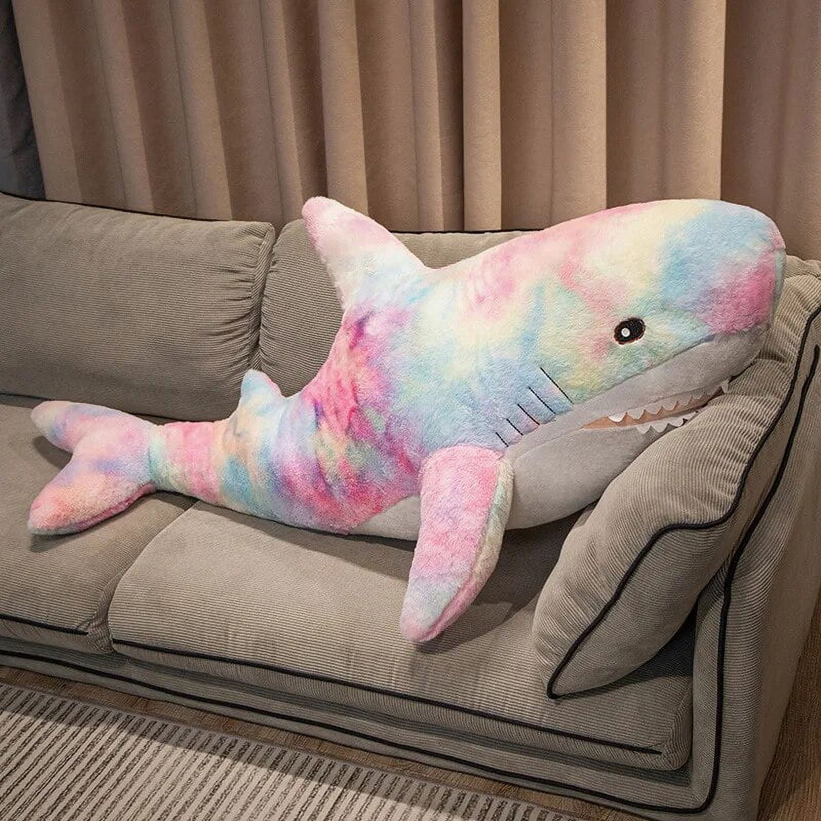 Click here for Junxin Giant Colorful Shark Plush Toys Soft Cartoo... prices