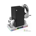 Cooling Fan Base with Charging Stand for Xbox Series X/S, RGB Lights ...