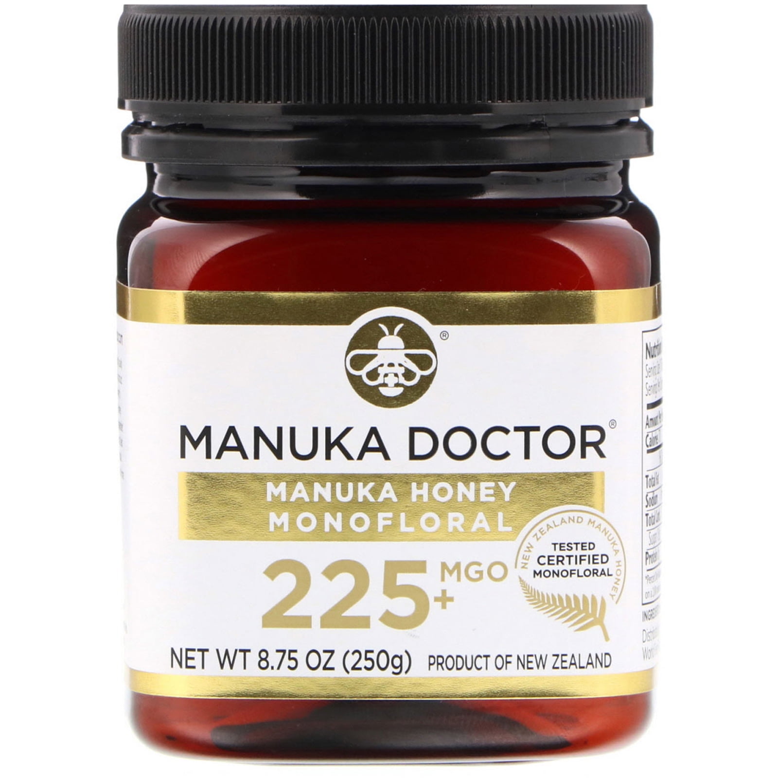 Manuka Doctor Manuka Honey Monofloral, MGO 225+, 8.75 oz (250 g ... Manuka Doctor Manuka Honey Monofloral, MGO 225+, 8.75 oz (250 g ...