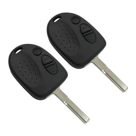 2X Plastic Auto Remote Case Stylish 3 Button Replace Button Replacing ...