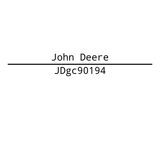 John Deere gc90194 Brake Clutch Cable 12 PB SB 14 PZ JA 65 JE 75 JX 75 ...