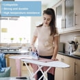 Full Size Foldable Ironing Board with Iron Rest, Compact and Portable ...