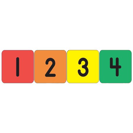 NUMBERS 1 - 20 THEME STICKERS - Walmart.com