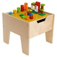 Contender C991300-PY 2-N-1 Activity Table with Yellow DUPLO Compatible ...