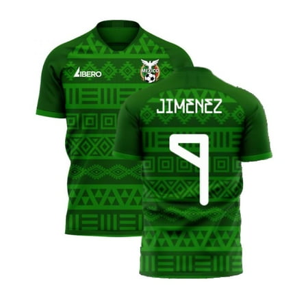 Mexico 2022-2023 Home Concept Football Kit (Libero) (JIMENEZ 9 ...
