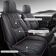 Car Seat Cover for TOYOTA PRIUS 2012, Premium Leather 5 Seats Full Set ...