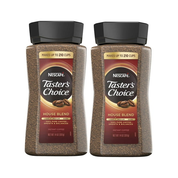 2 Pack | Nescafe Taster's Choice Instant Coffee, House Blend, 14 oz ...