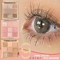 Milk Tea Nine-color Eyeshadow Palettes Acrylic Color Series Earth Color ...