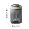 Glass Coffee Container,Coffee Bean Storage,Push-Top Coffee Legume ...