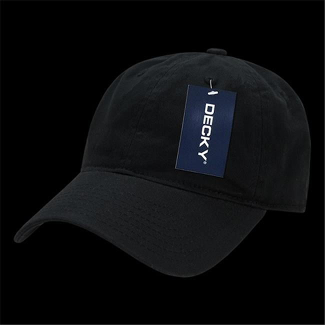 Click here for Decky 205-Blk Washed Cotton Polo Cap  Black prices