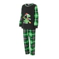 Argulvti Christmas Family Pajamas Matching Set, Long Sleeve Cartoon ...