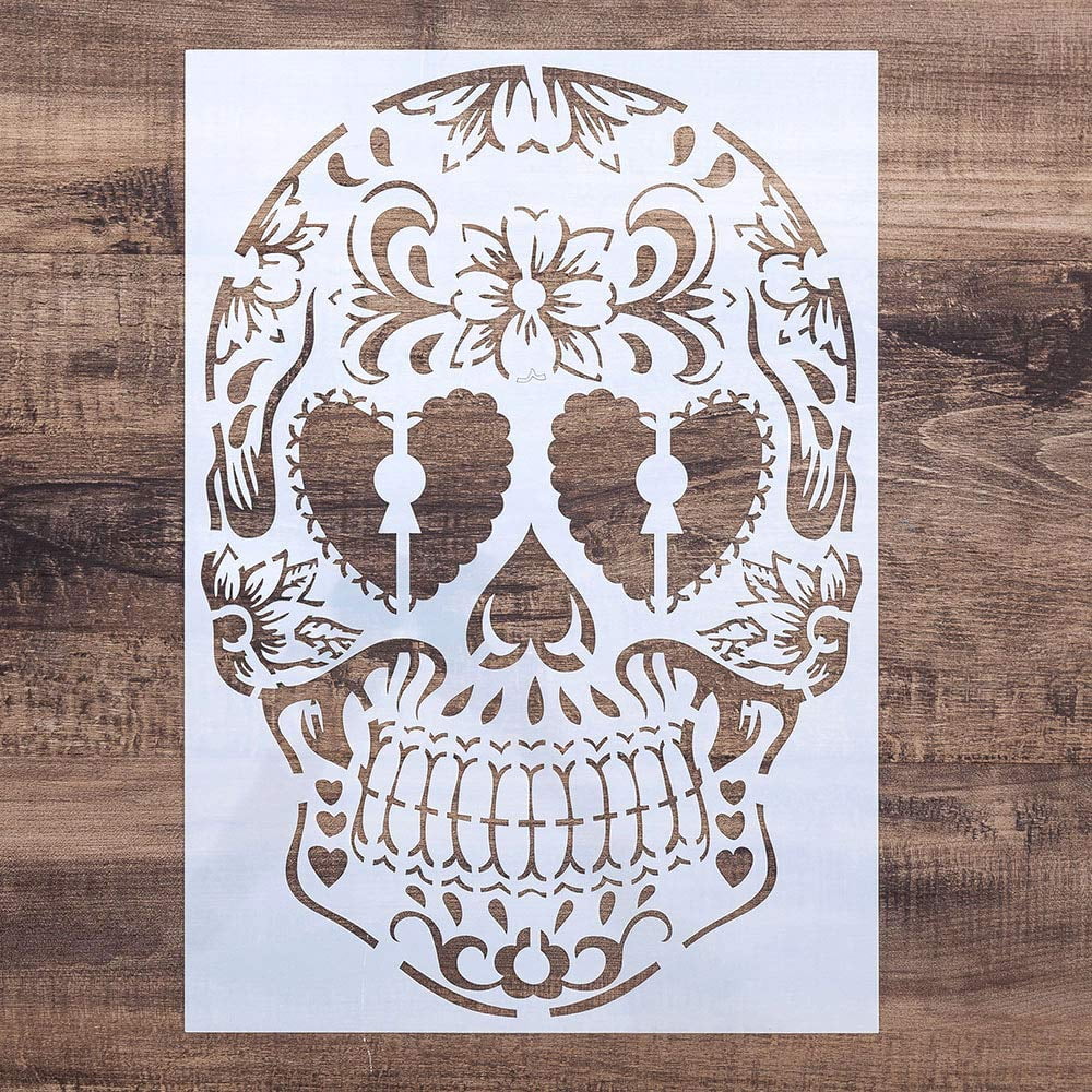 DIY Decorative Stencil Template for Painting on Walls Furniture Crafts ...