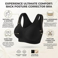 2026 New Posture Corrector Bra, Front Closure Cross-Back Wireless ...