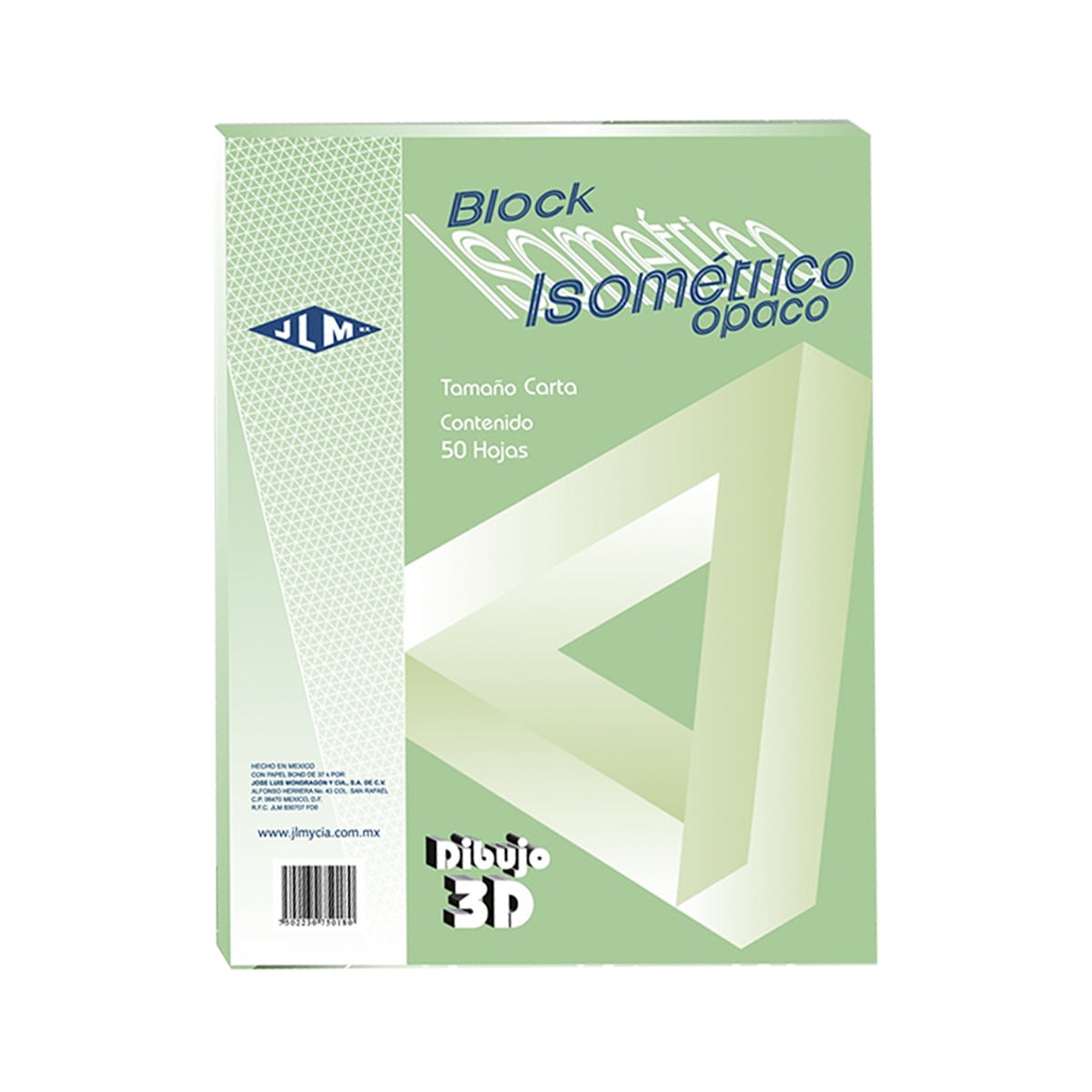 Block Isométrico Jlm Opaco 50 Hojas | Bodega Aurrera en línea