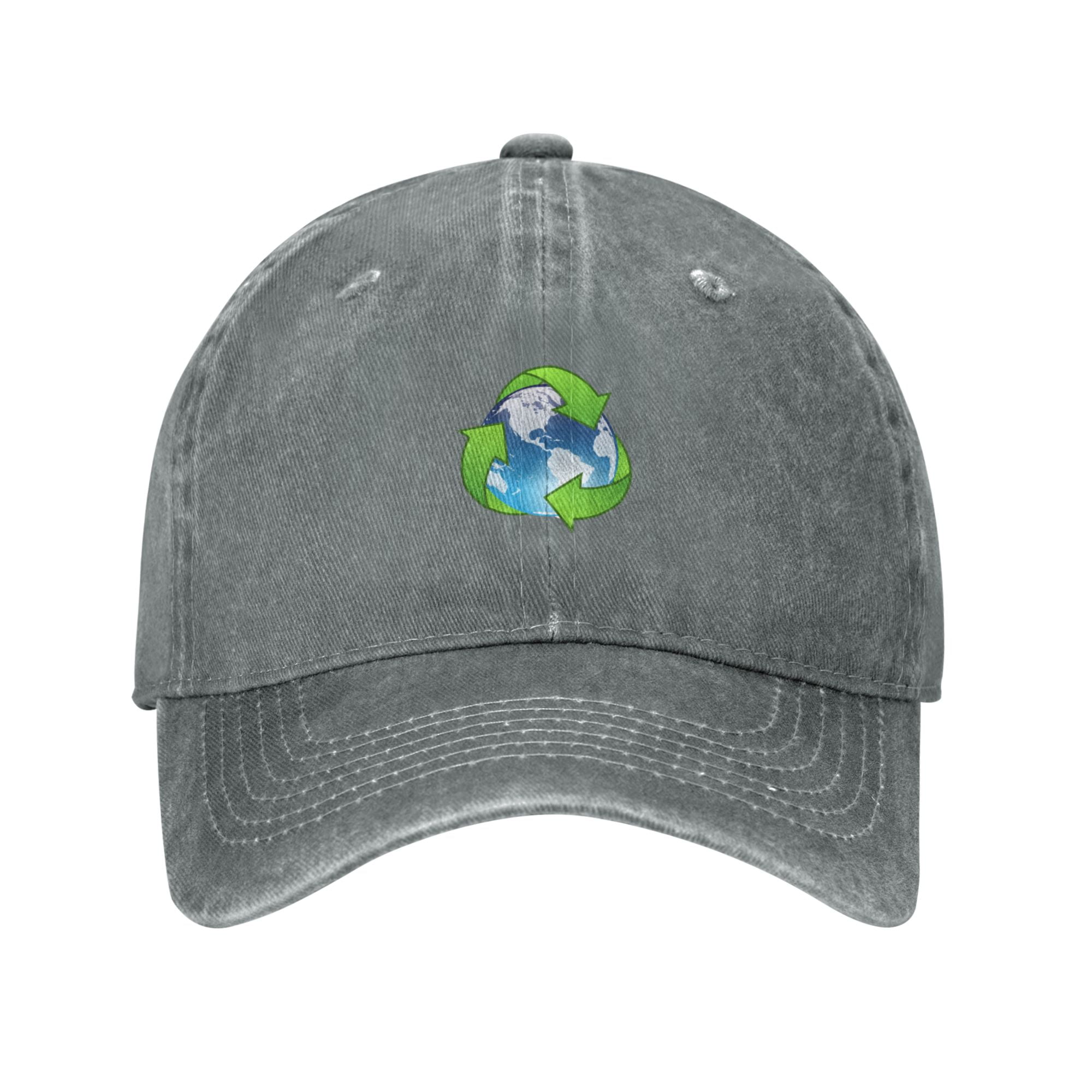 ZICANCN Adjustable Baseball Cap Women, Recycle Green Earth Hats for Men ...