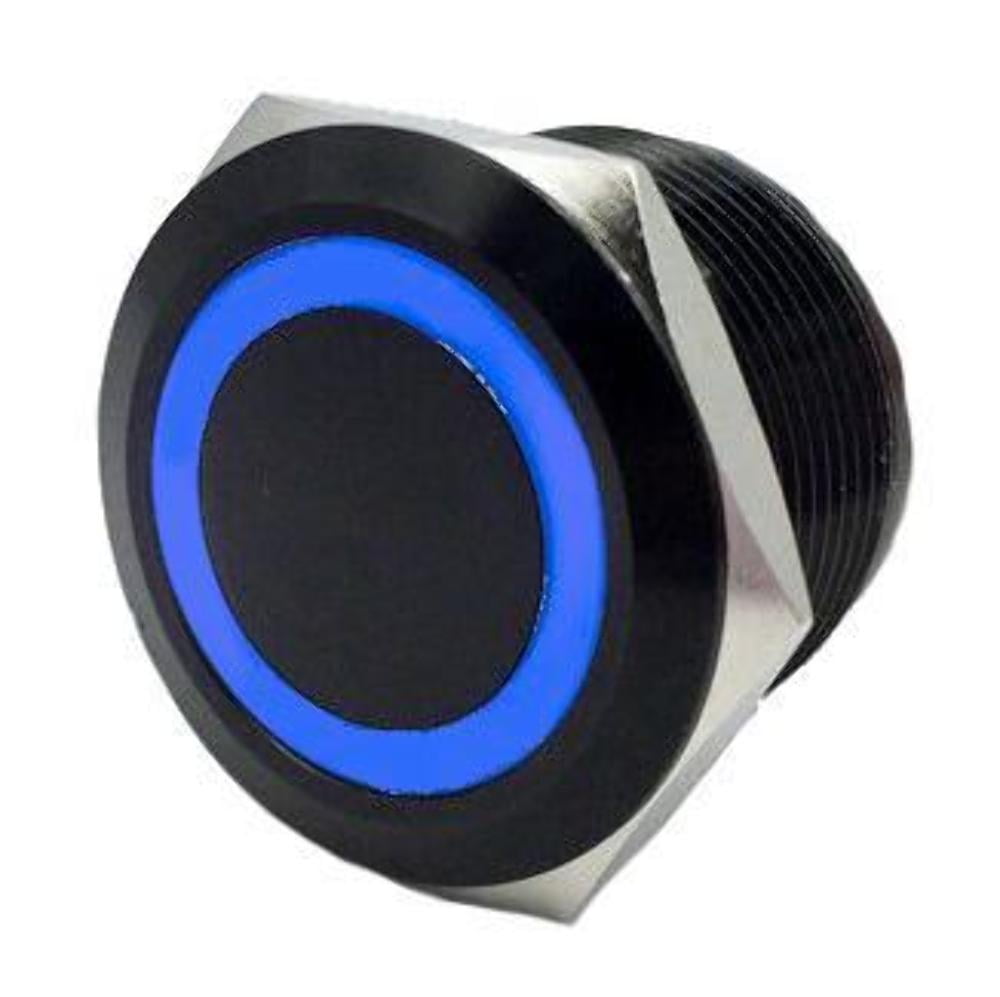 Quake LED QRS717 On/Off Flush Mount Switches 5 Pin 5 Amp Black/Blue ...