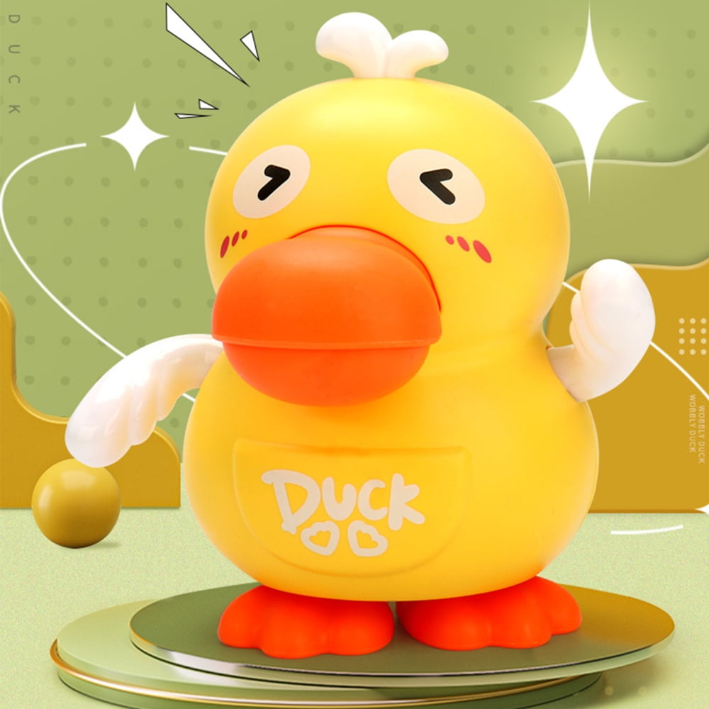 Lovely Electric Dancing Duck Doll with Music Lights Educational Toy ...