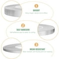 COOPHYA 3Pack Tile Stickers Silver Decorative Sealant Tape for DIY ...