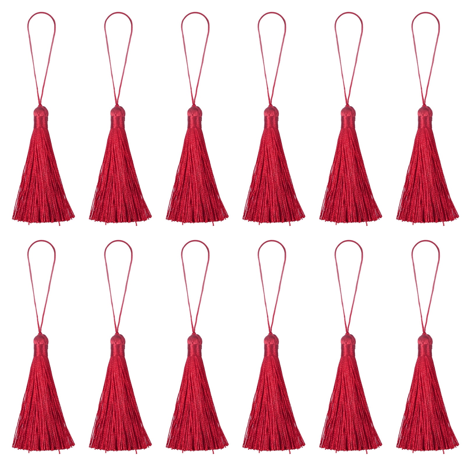 Marcapáginas Borlas - 12uds 6.5" Sedoso Suave Mini Borla con Lazos para ...