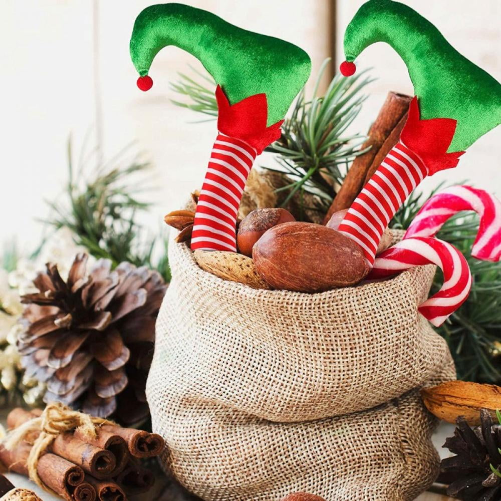 16inch Elf Legs for Christmas Decorations - Stuffed Legs for Christmas ...