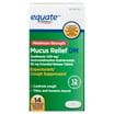 Equate Maximum Strength Mucus Relief DM Cough Suppressant and ...