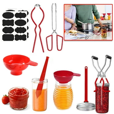 Canning Supply Kit, Pickling Tongs Included, Essential Set for ...