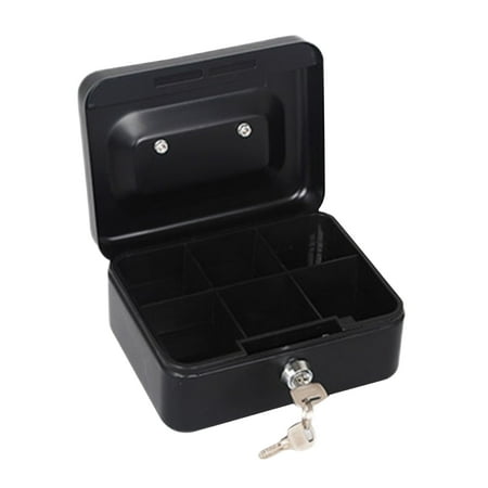 Desktop Small With Keys Storage Check Stainless Steel Coin Locking Safe ...