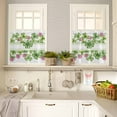 Saint Patrick's Day Window Curtains Valance Set of 3 Watercolor Green ...