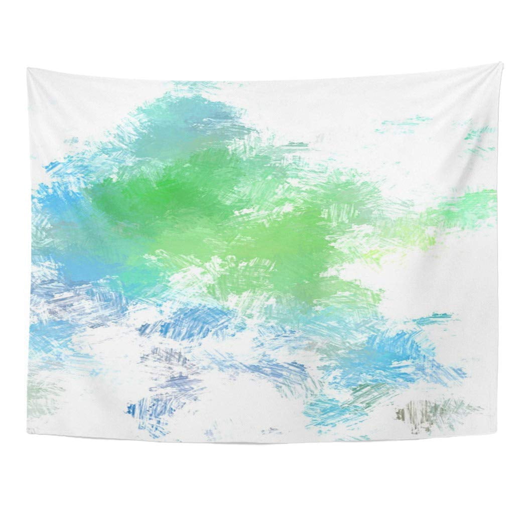 ZEALGNED Watercolor Artistic Brushed Abstract Brush Stroked Painting ...