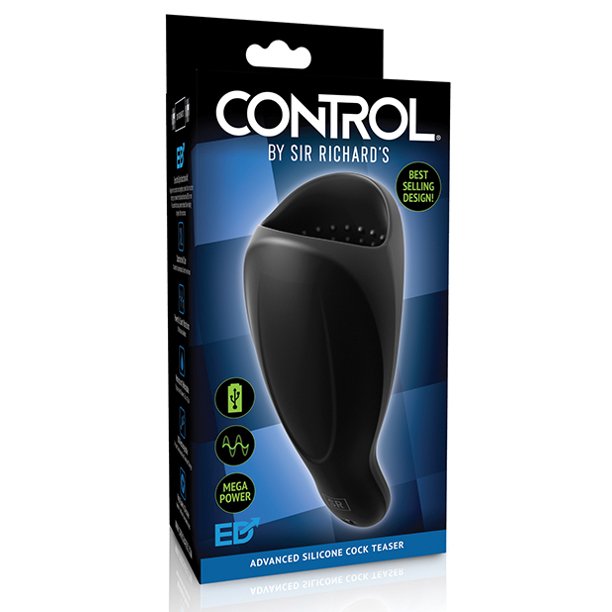 Sir Richards Control Advanced Silicone Cock Teaser Black