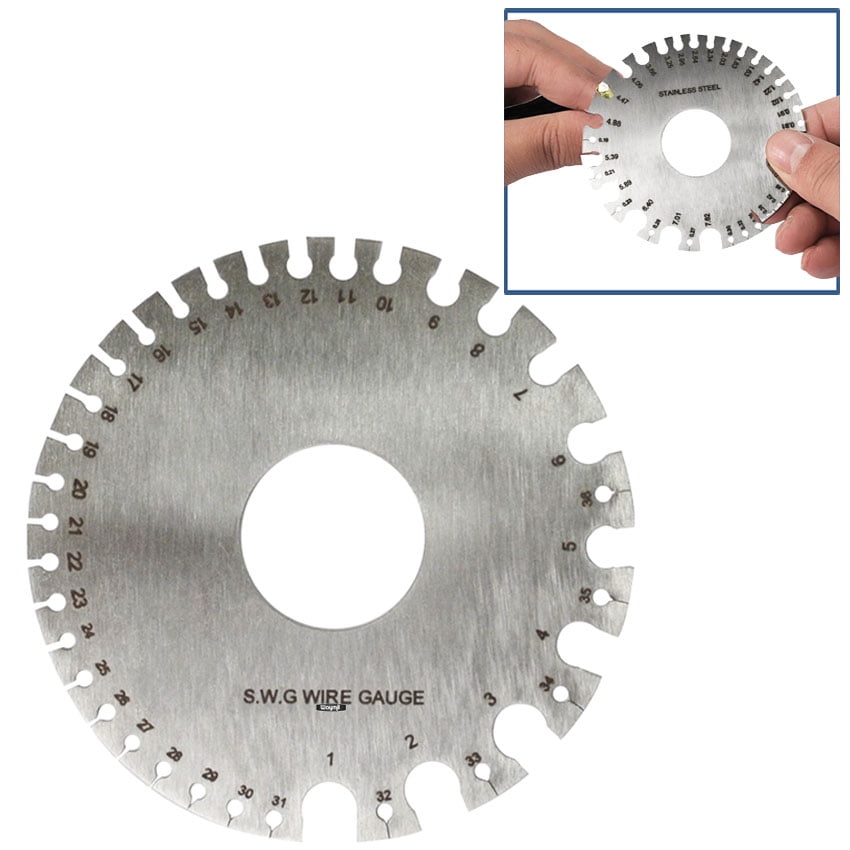 Metal Wire And Sheet Gauge B&S Jewelry Measuring Tool - Walmart.com