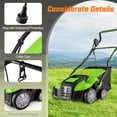 Laicejoy 16-Inch Electric Dethatcher & Scarifier, 15A 2-In-1 Lawn ...