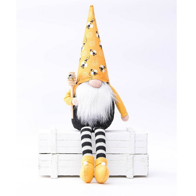 Likthione 50% off Clear!Bumble Bee Striped Gnome Scandinavian Tomte ...