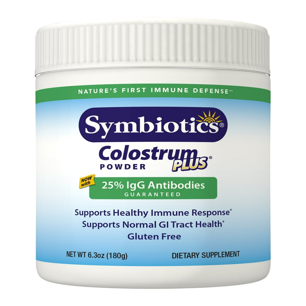 Symbiotics Colostrum Plus Powder, 6.3oz - Walmart.com - Walmart.com