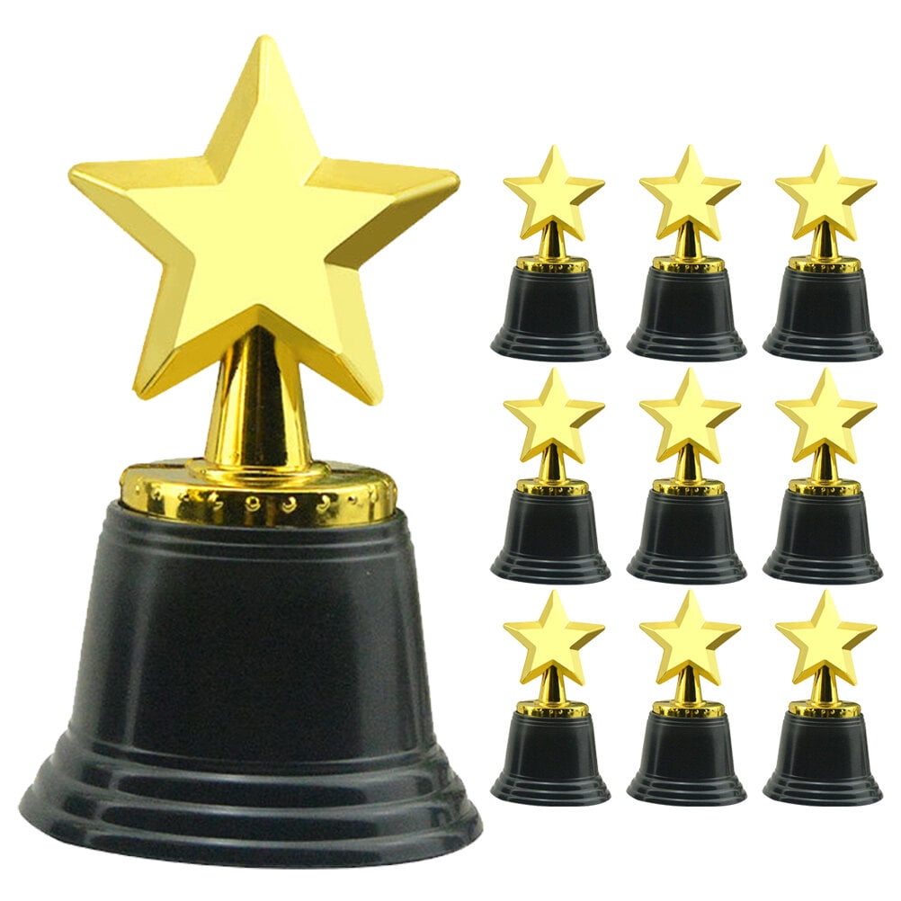 10pcs Star Award Trophies Star Trophy for Small Awards Trophies Models ...