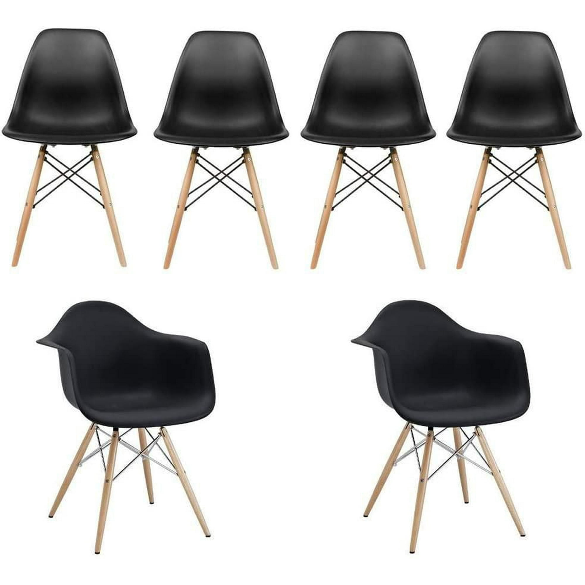 Click here for Nicer Furniture Eames Style Dining Chair Set prices