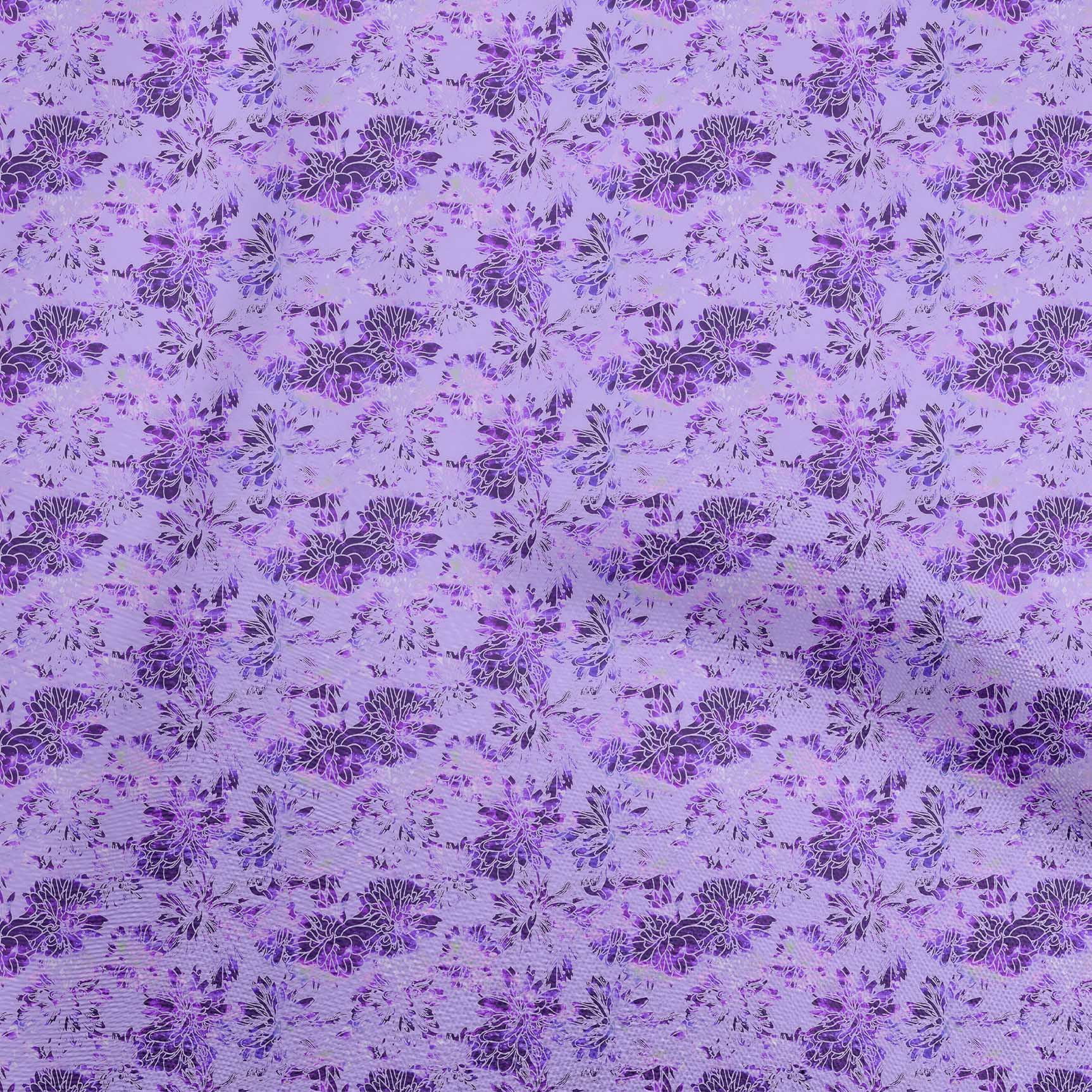 oneOone Velvet Violet Fabric Asian-Tie & Dye- Texture Quilting Supplies ...