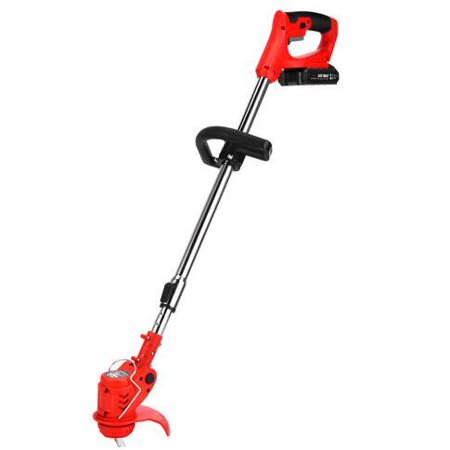24V 6000mAh Rechargeable Cordless Electric String Trimmer, Rotary ...