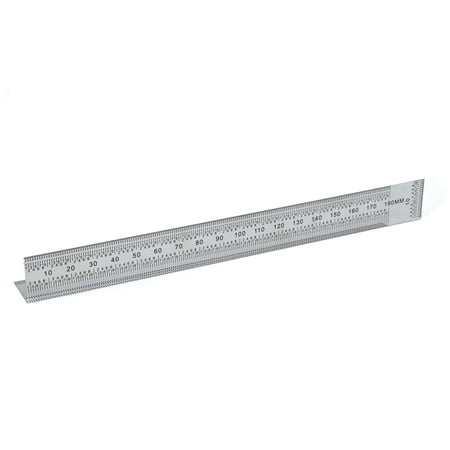 LYUMO Scribing Line Ruler,Accuracy Bend Rulers Stainless Steel 90 ...