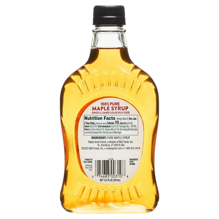 Canadian Maple Syrup Bottle