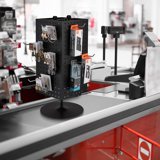 Polmart Rotating Pegboard Countertop Display Stand for Jewelry, Crafts, Earrings, Keychains ...