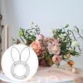 4 Pcs Easter Rabbit/Heart/Bee/Carrot Wreath Metal Frame, Wire Form ...
