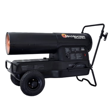 DeWalt 20V Max 90000 Btu/h 1750 sq ft Forced Air Diesel/Kerosene Heater ...