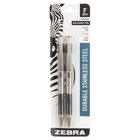 Zebra V-301 Stainless Steel Fountain Pen with Bonus Refill, Fine Point ...