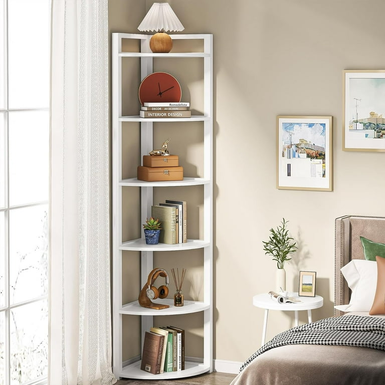 Corner Shelving Units For Kitchen VECELO 6 Tier Corner Shelf With