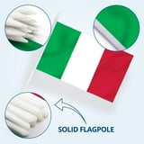 Anley Italy Mini Flag 12 Pack - Hand Held Small Miniature Italian Flags ...